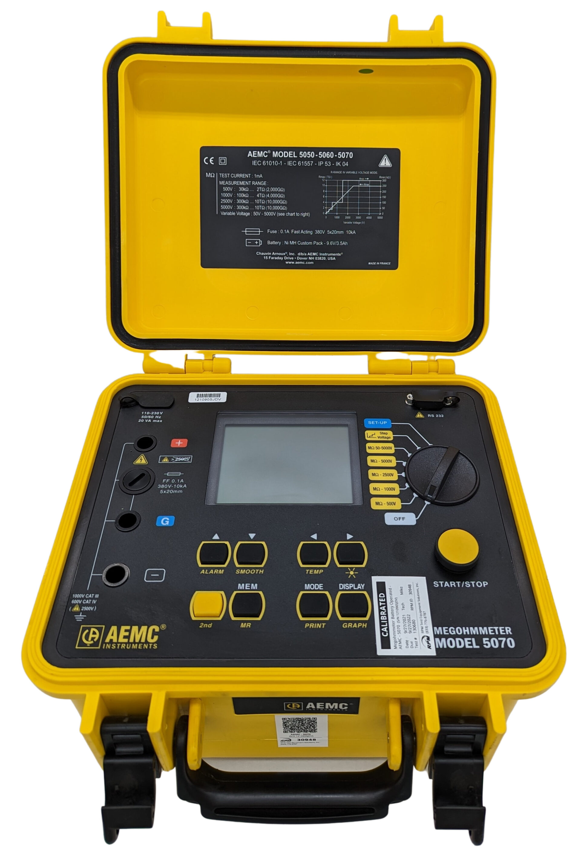 AEMC Instruments Model 5070 - RPM Test Equipment Solutions Inc.