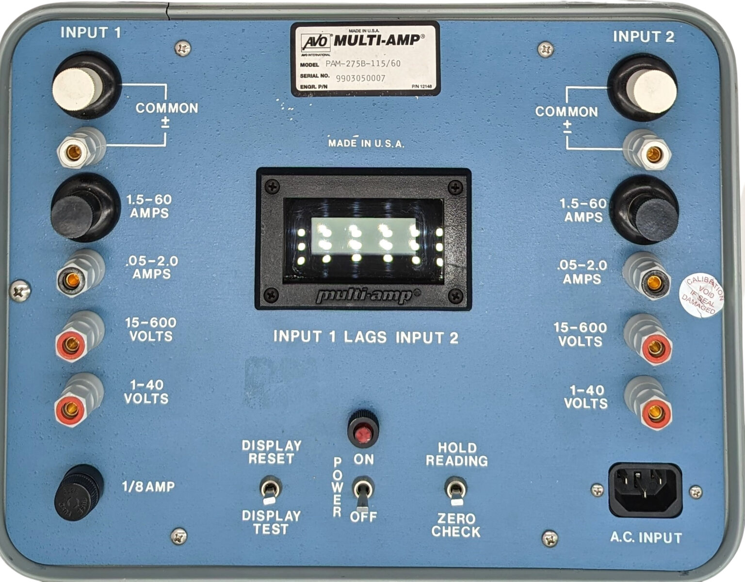 AVO International PAM-275B - RPM Test Equipment Solutions Inc.
