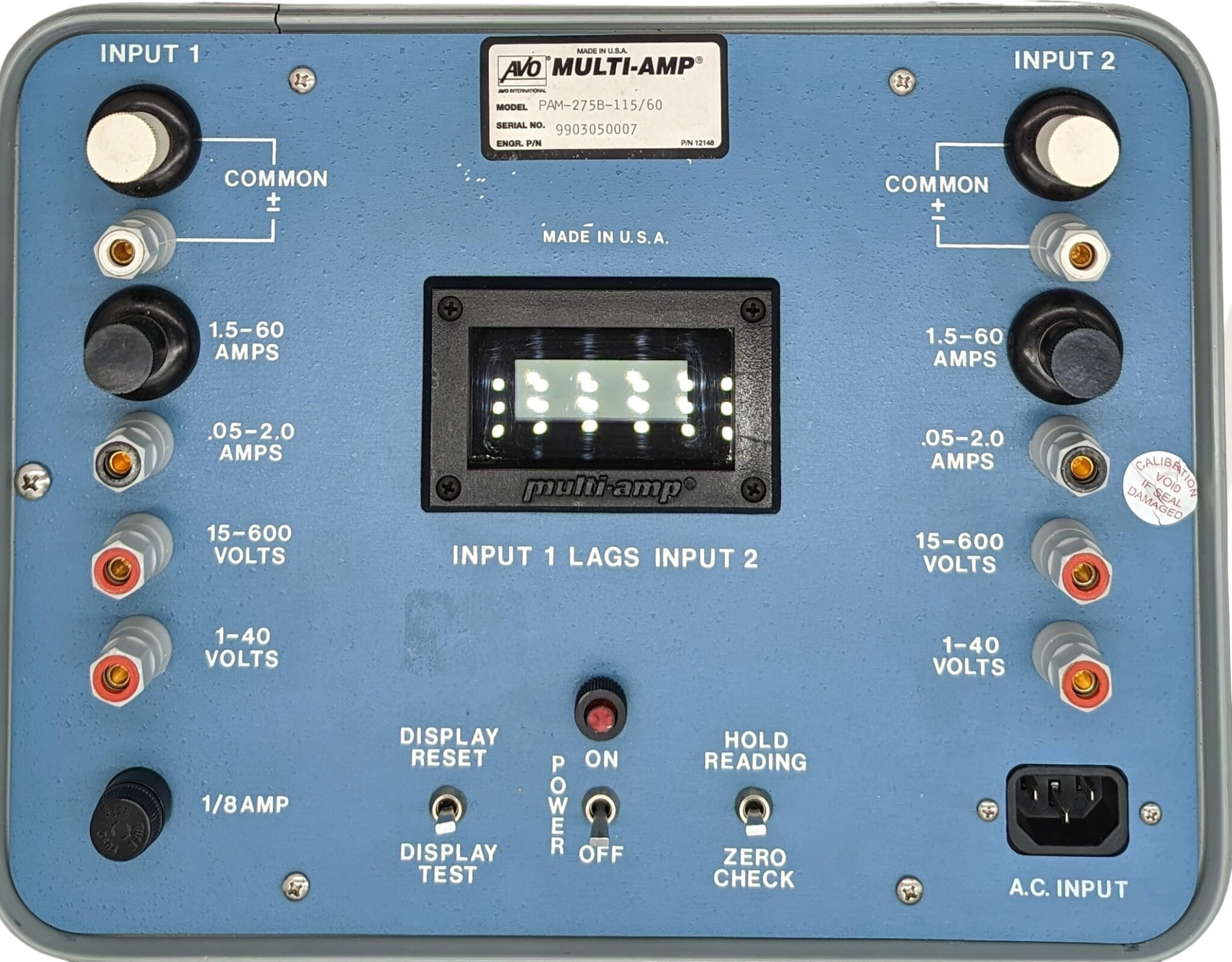 AVO International PAM-275B - RPM Test Equipment Solutions Inc.