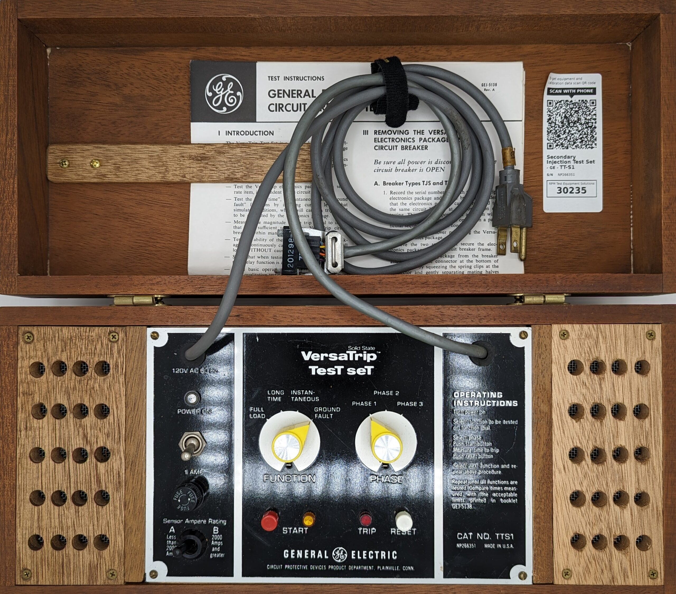 GE Versa Trip TTS-1 - RPM Test Equipment Solutions Inc.