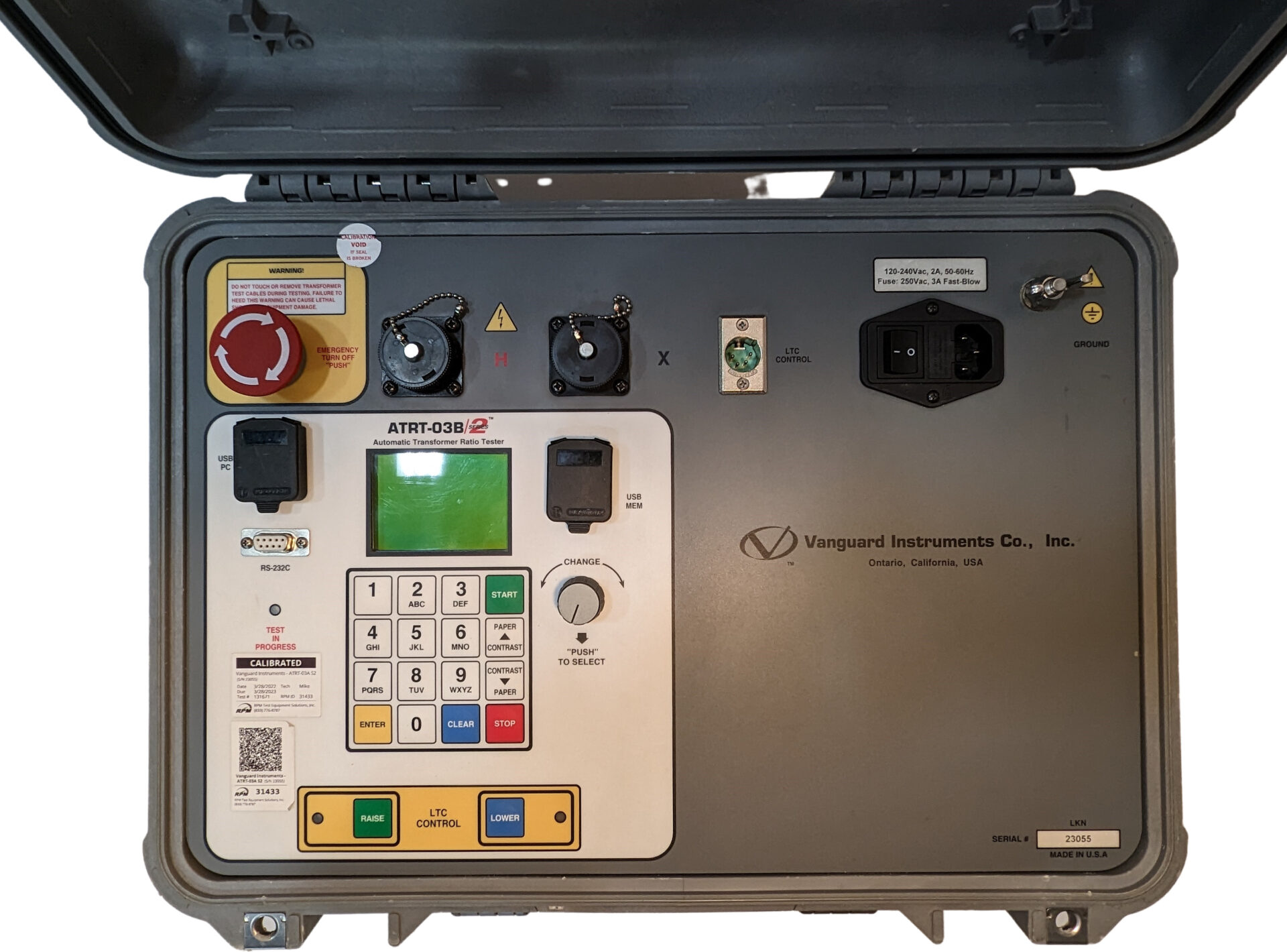 Vanguard ATRT-03B Series 2 - RPM Test Equipment Solutions Inc.
