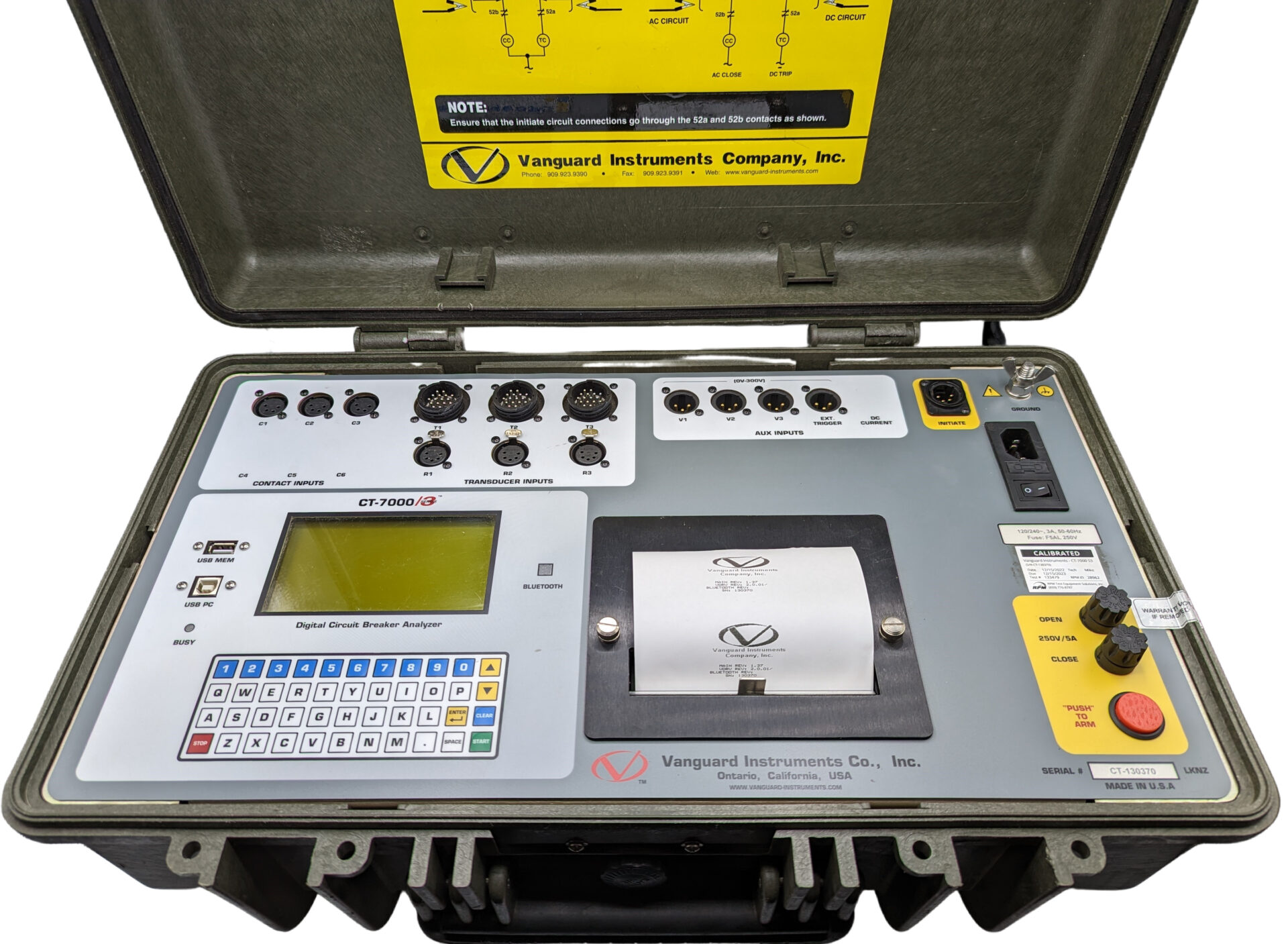Vanguard Instruments CT 7000 S3 - RPM Test Equipment Solutions Inc.