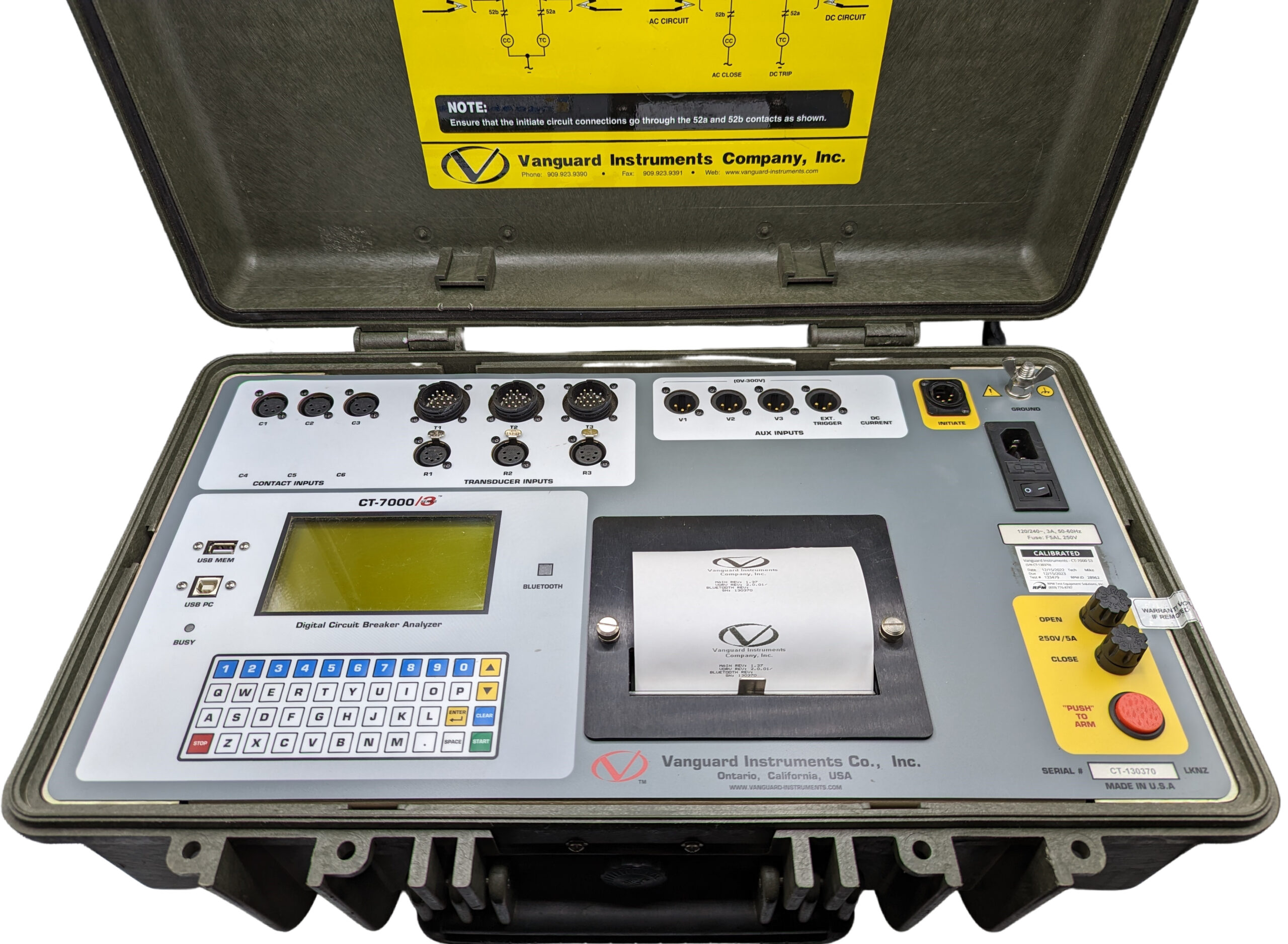 Vanguard Instruments CT 7000 S3 - RPM Test Equipment Solutions Inc.