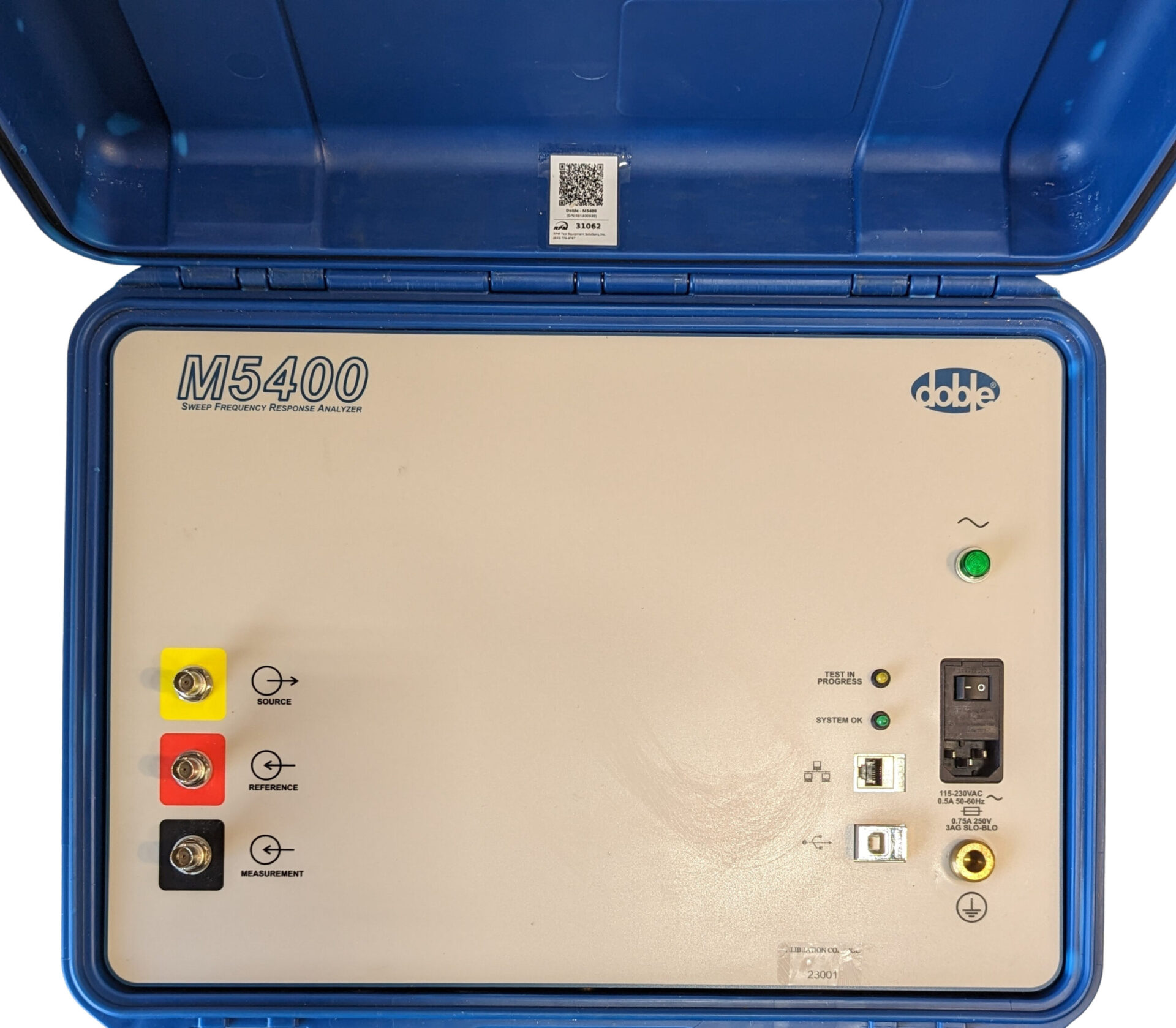 Doble M5400v - RPM Test Equipment Solutions Inc.