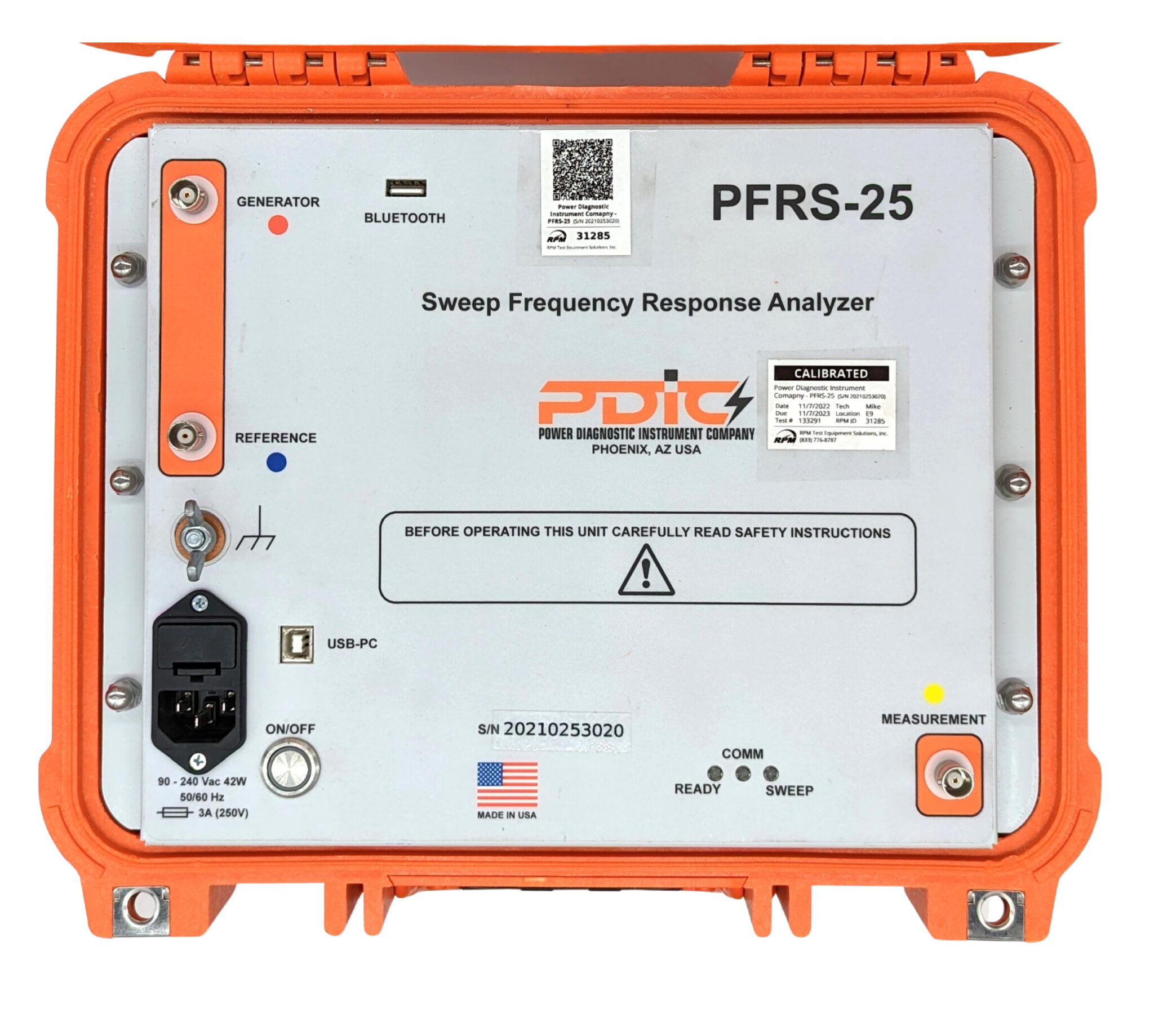 PDIC PFRS-25 - RPM Test Equipment Solutions Inc.