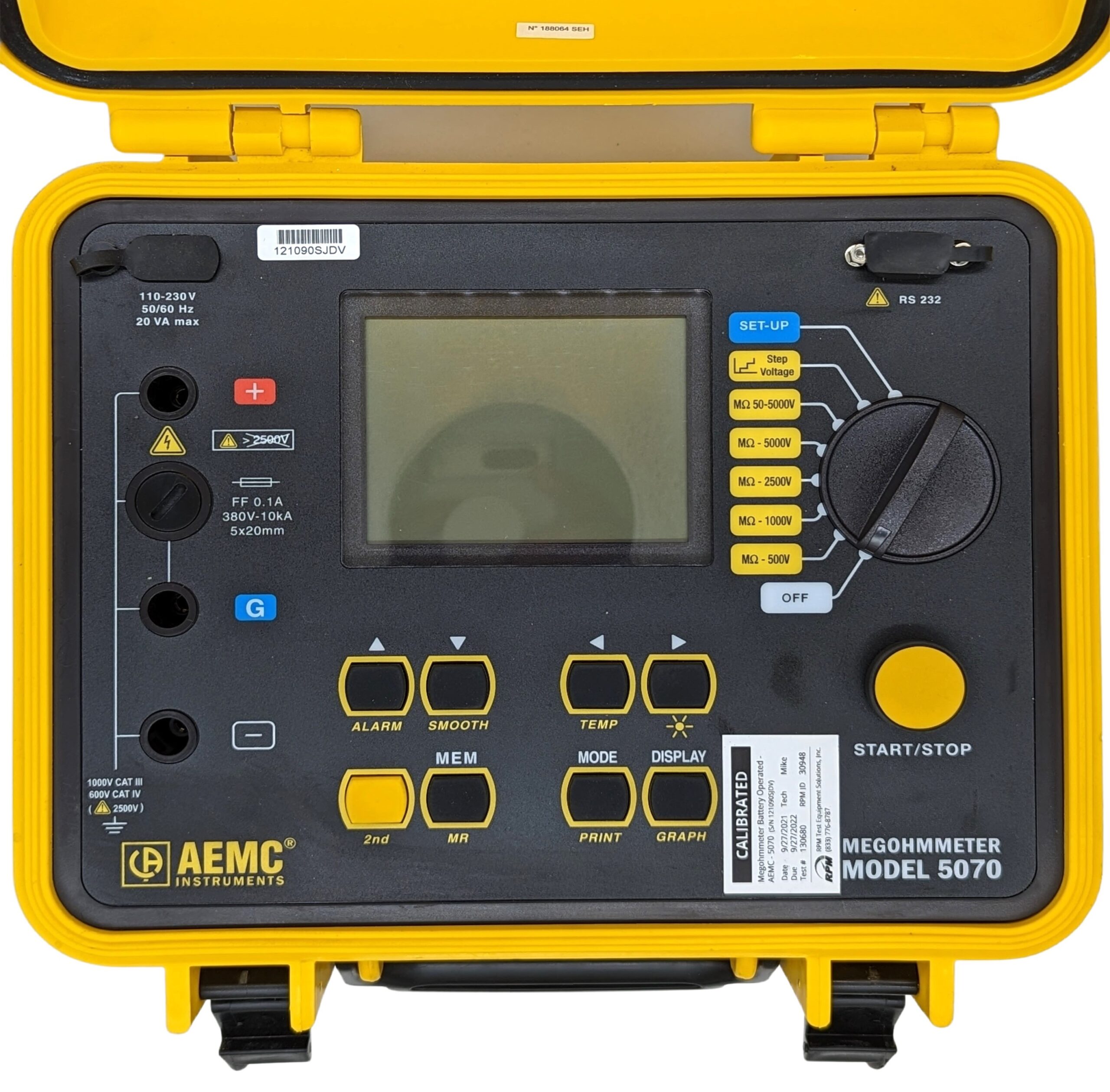 AEMC Instruments Model 5070 - RPM Test Equipment Solutions Inc.
