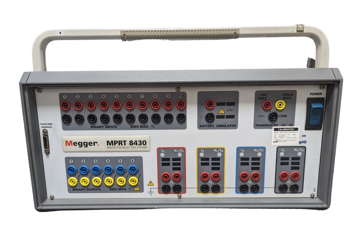 Megger MPRT 8430 - RPM Test Equipment Solutions Inc.