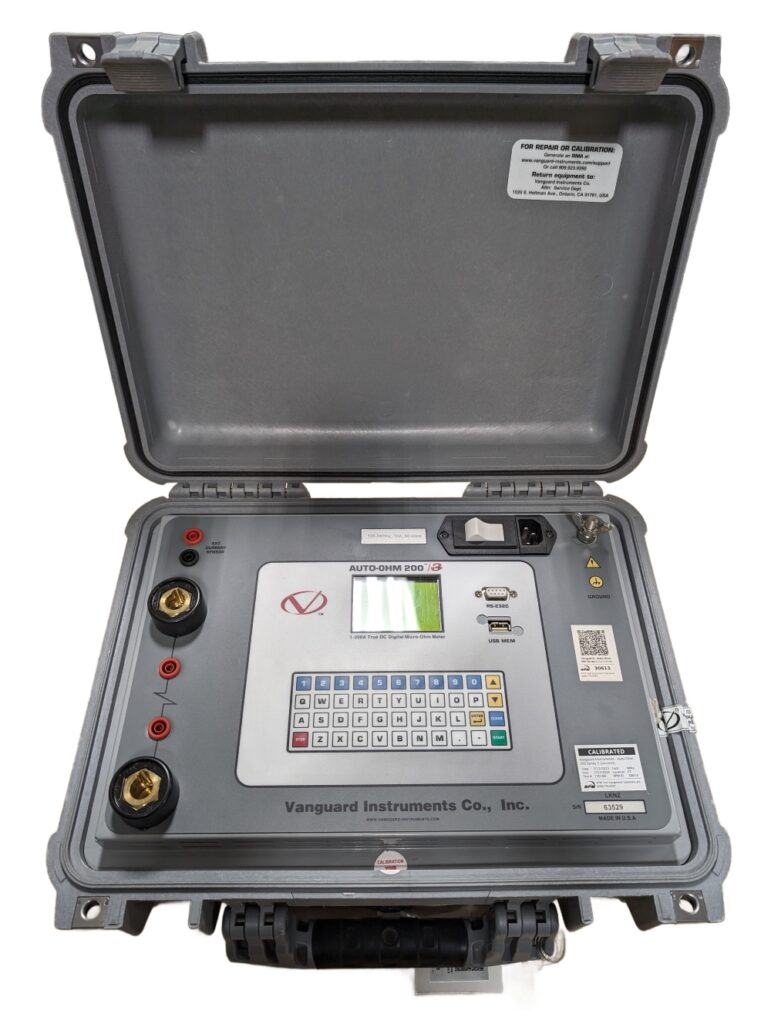 Vanguard Instruments Auto-Ohm 200 S3 - RPM Test Equipment Solutions Inc.