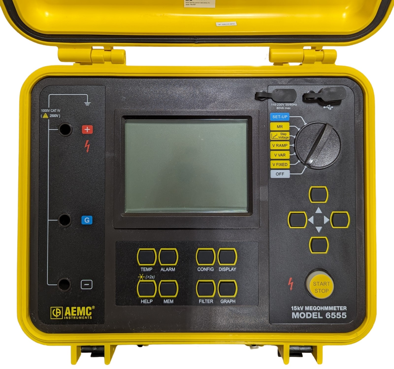 AEMC Instruments Model 6555 - RPM Test Equipment Solutions Inc.