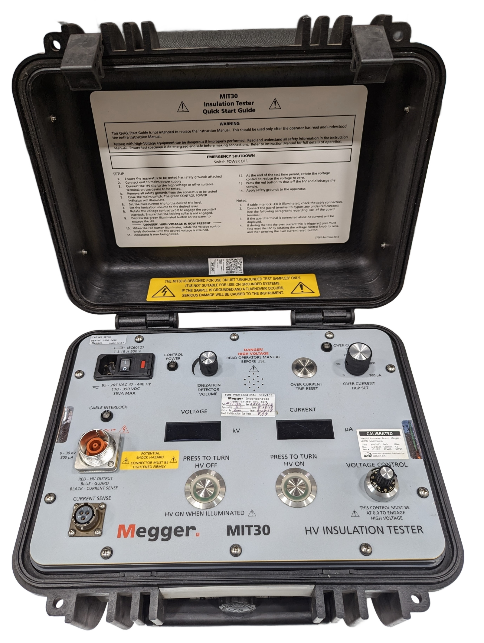 Megger MIT30 - RPM Test Equipment Solutions Inc.