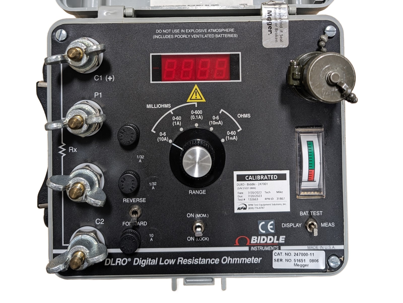 Biddle Instruments 247001 - RPM Test Equipment Solutions Inc.