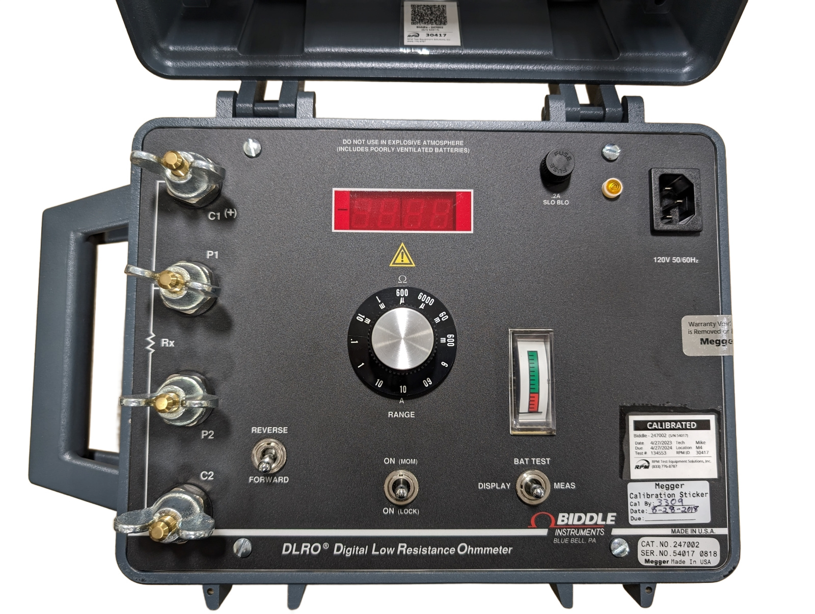 Biddle Instruments 247002 - RPM Test Equipment Solutions Inc.