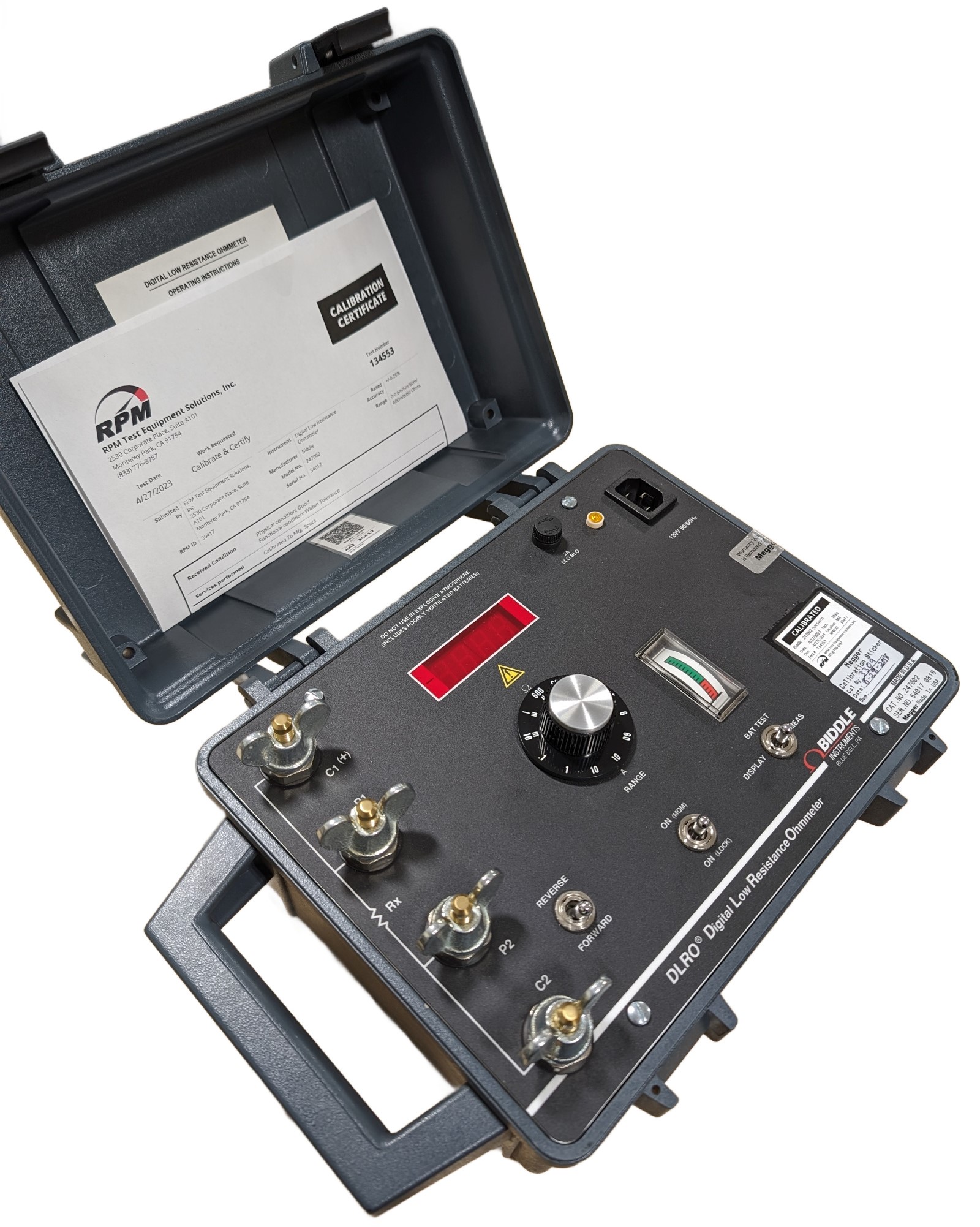 Biddle Instruments 247002 - RPM Test Equipment Solutions Inc.