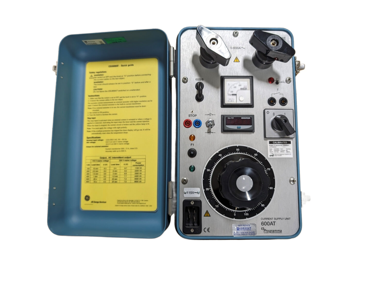 Megger CSU600AT - RPM Test Equipment Solutions Inc.